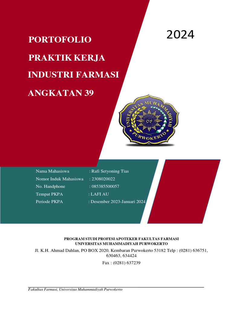 Porto - Rafi Setyoning Tias - LAFI AU | PDF