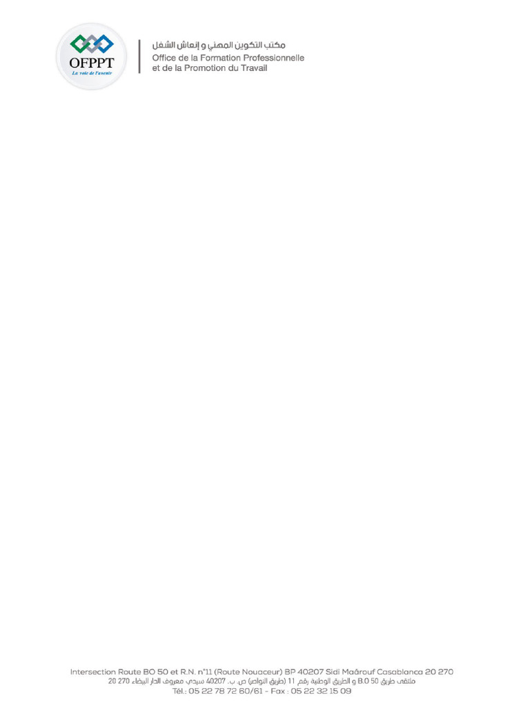 En Tête Ofppt | PDF