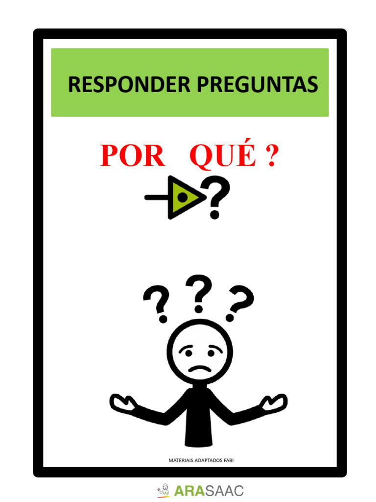 Responder Preguntas Por Que | PDF