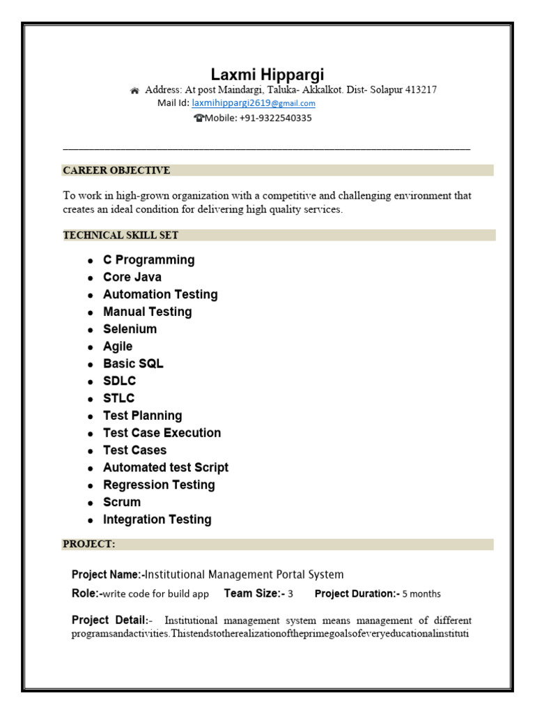 Laxmi CV | PDF | Technology Development | Software Engineering