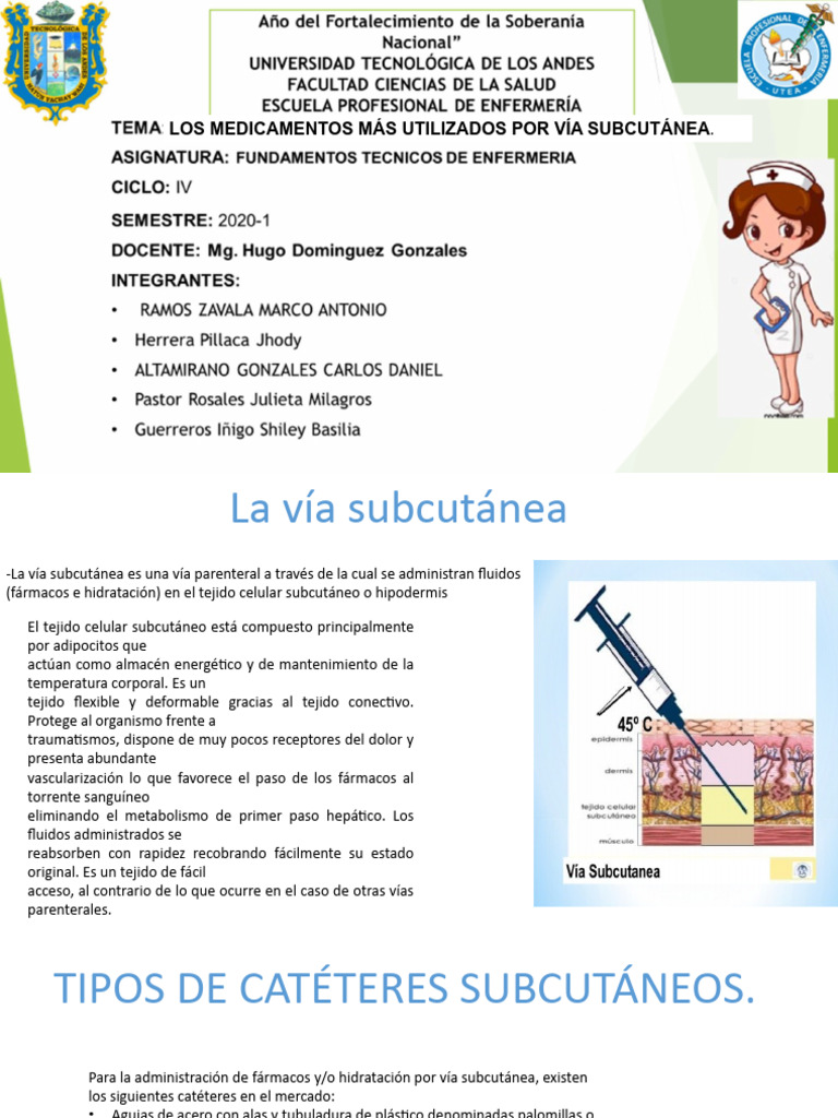 Subcutanea | PDF | Naloxona | Medicamentos con receta