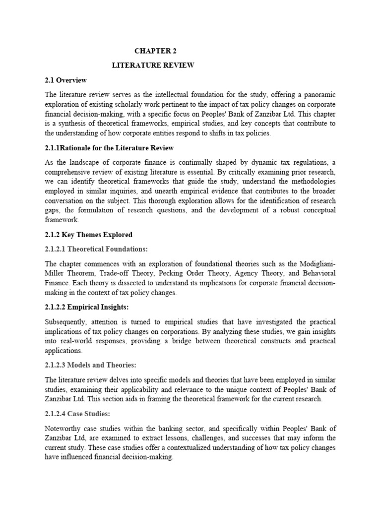 Impact of Tax Policy Changes | PDF