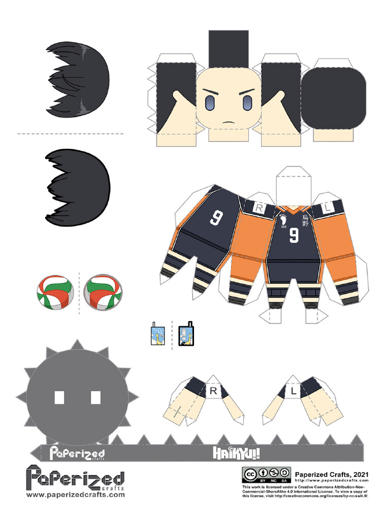 Haikyuu Tobio Kageyama Papercraft | PDF