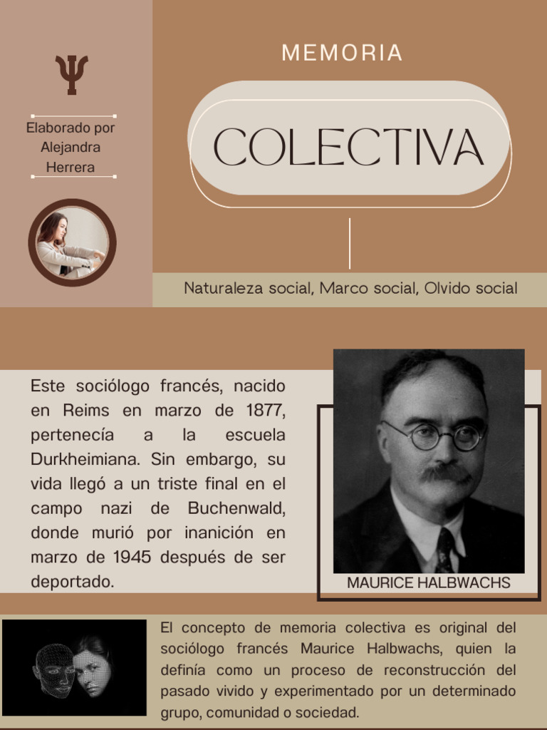La Memoria Colectiva según Halbwachs | PDF | Memoria
