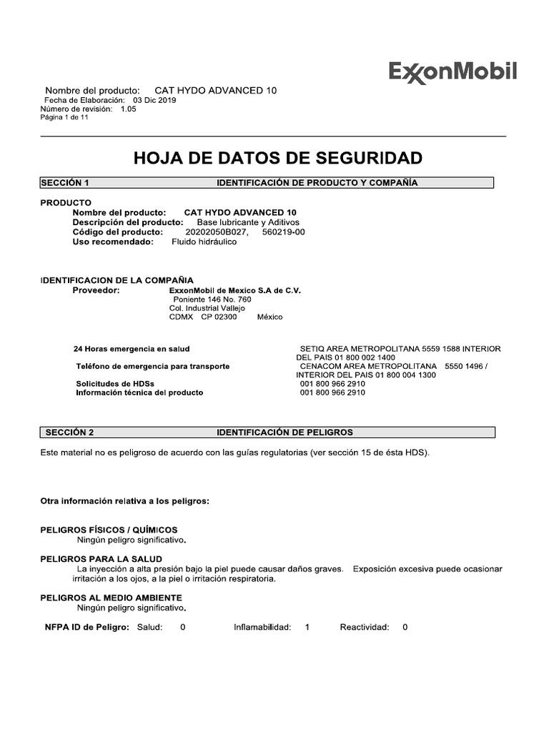 Cat Hydo Advanced 10 | PDF