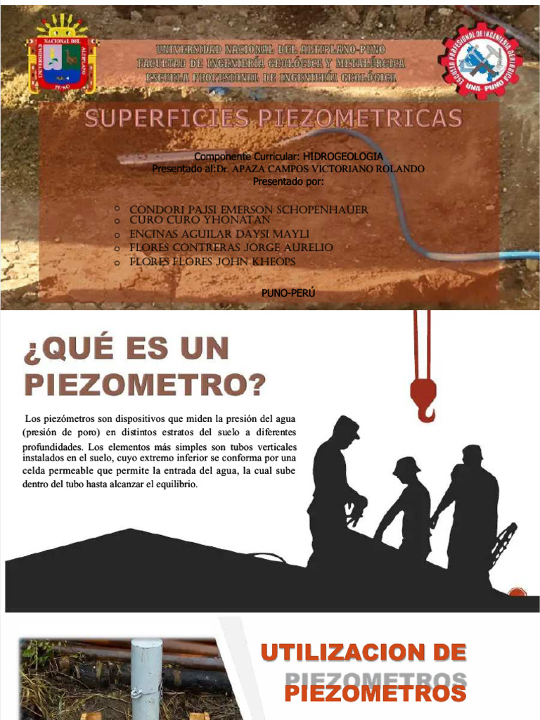 PDF Superficies Piezometricas Compress | PDF