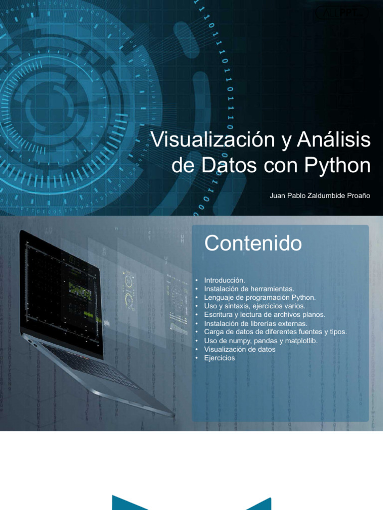 Visualización y Análisis de Datos Con Python | PDF | Lenguaje de programación | Python (lenguaje ...