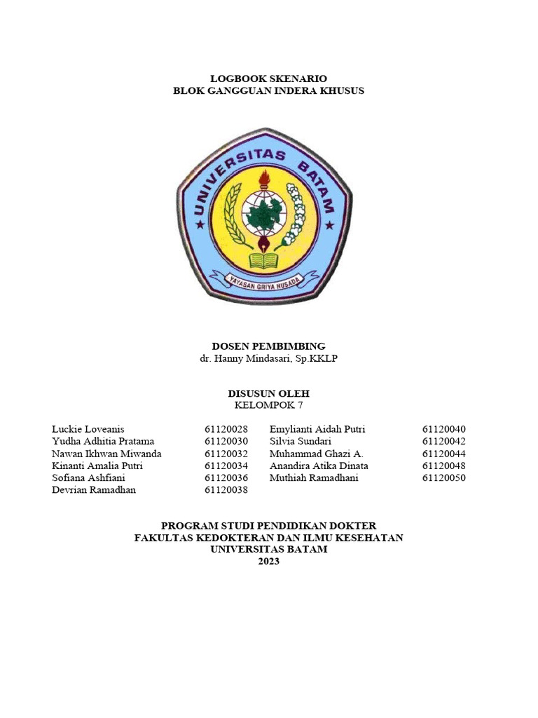 LOGBOOK-SKENARIO 1 Blok Indra | PDF