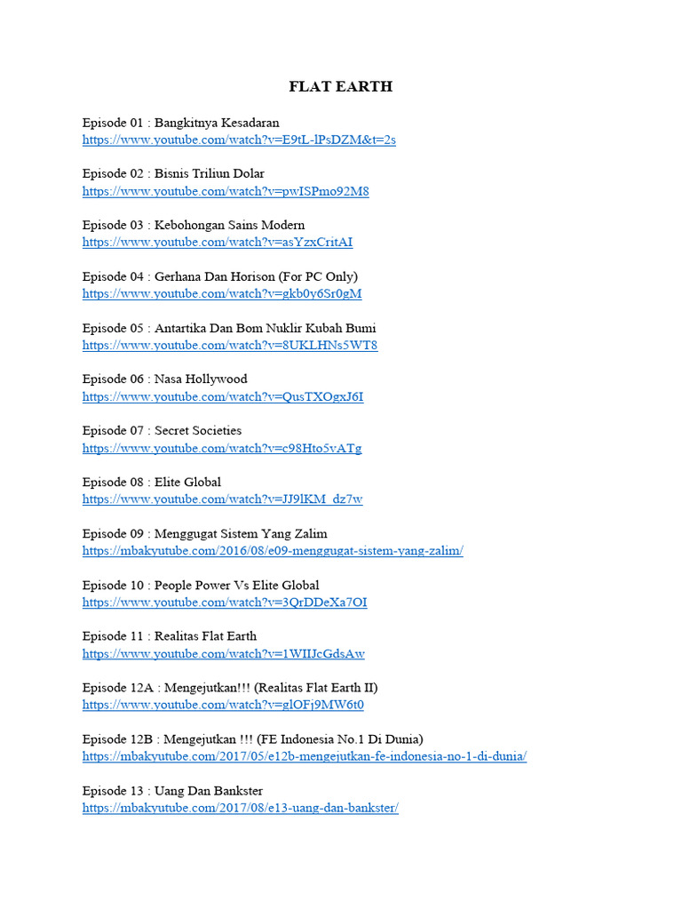 Flat Earth | PDF