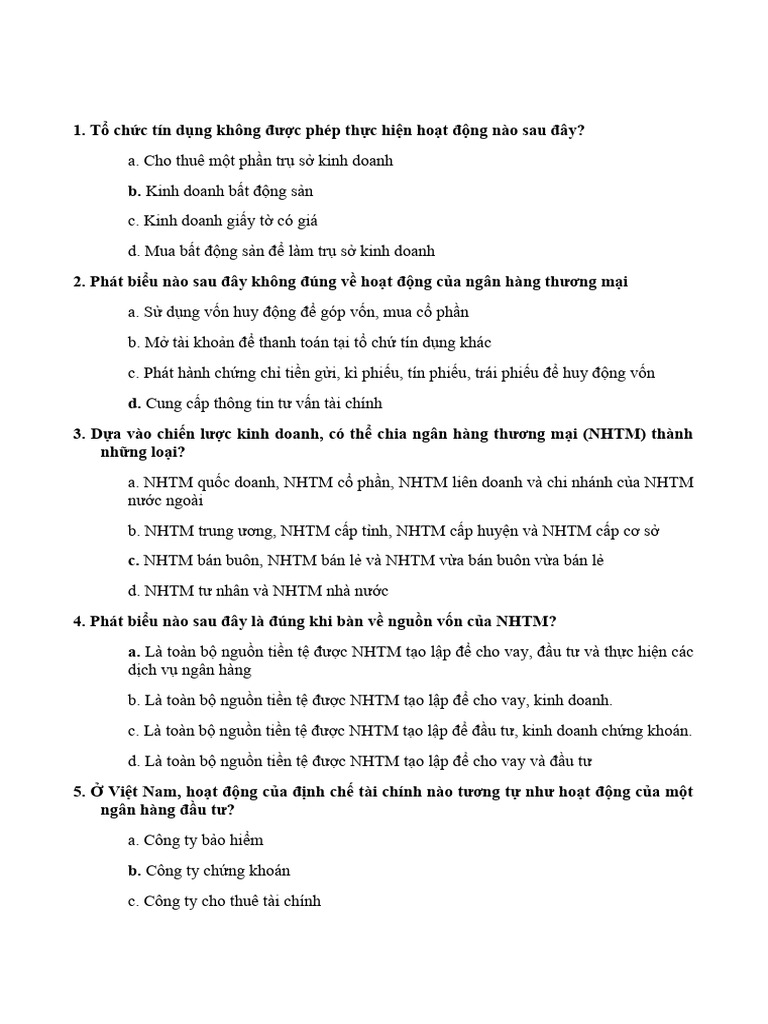 HĐKDNH B N Song NG | PDF