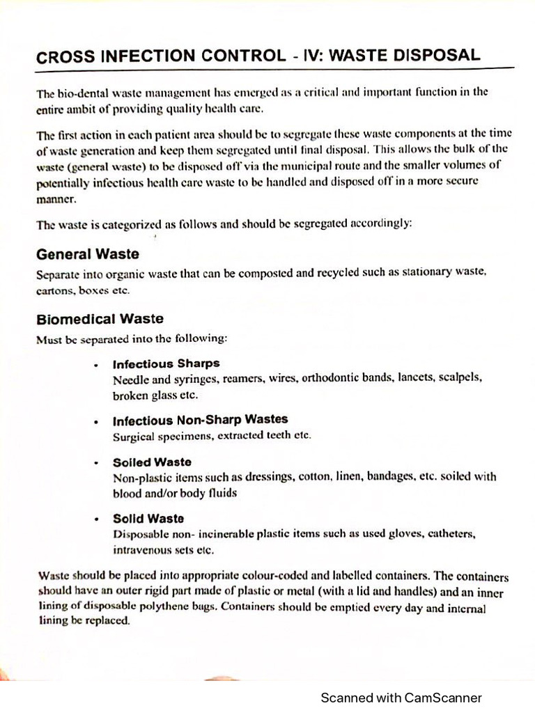 5) Waste Disposal | PDF