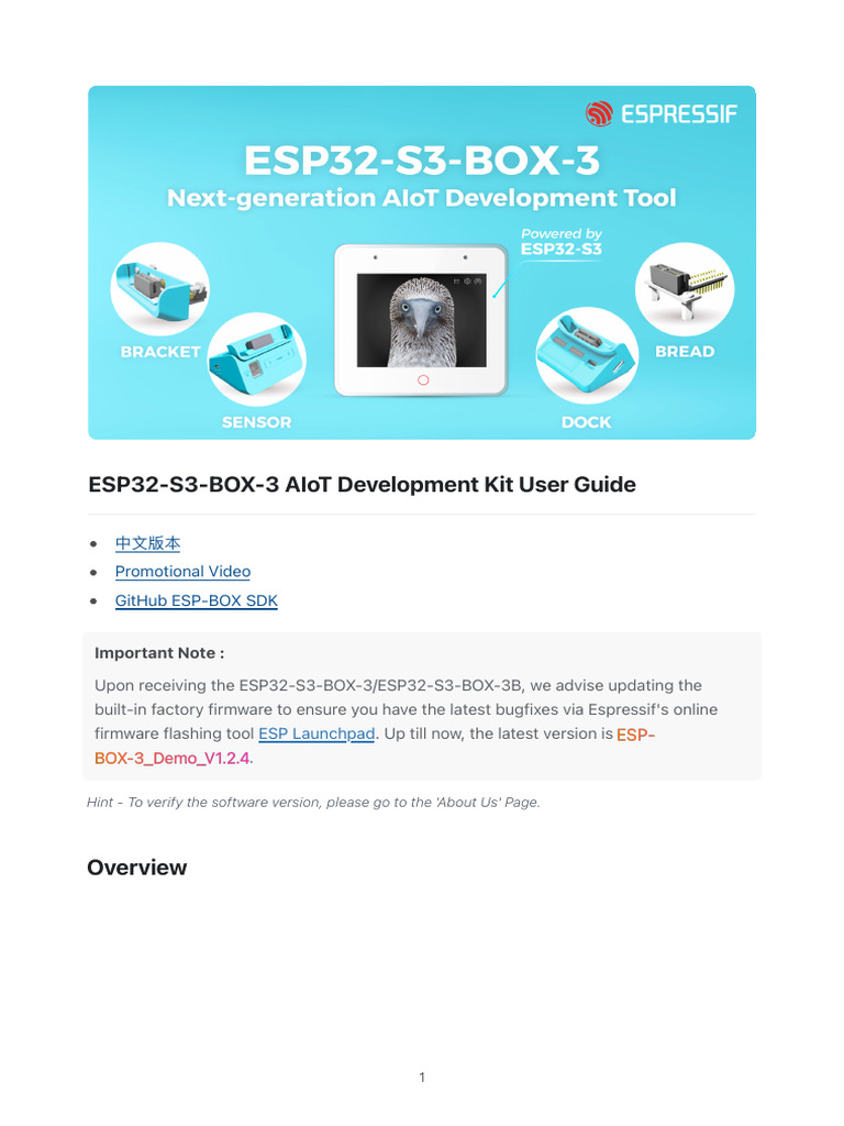 Esp32 S3 Box 3 Pdf