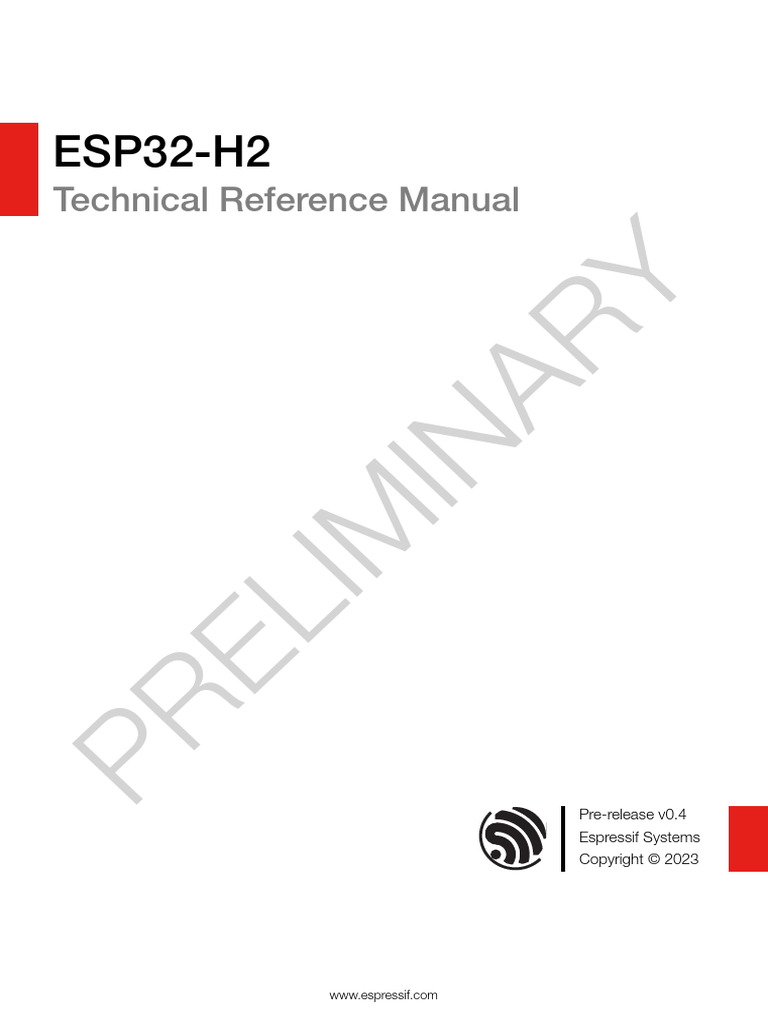 Esp32-H2 Technical Reference Manual en | PDF | Computing | Computer Science