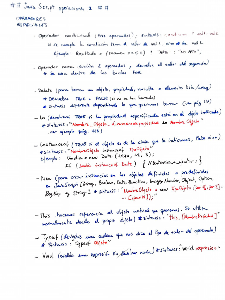 Java Script Operaciones 2 Pdf Java Lenguaje De Programación Script Java 