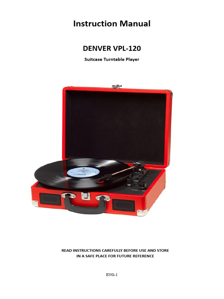 Record Player Manual-12227-7550741 | PDF