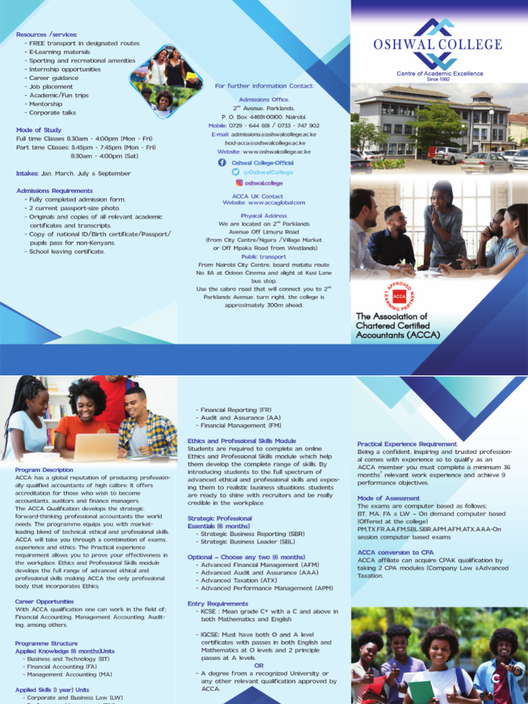 Acca Brochure Pdf