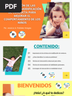 Cuaderno de Modificación de Conducta Infantil | PDF