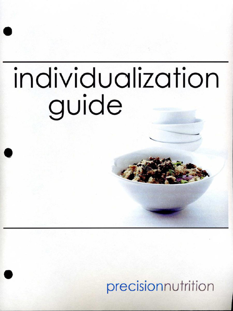 individualization-guide-nutrition | PDF | Nutrition | Diet & Nutrition