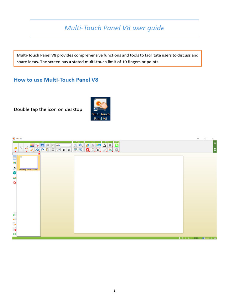 Multi Touch App - r3 | PDF