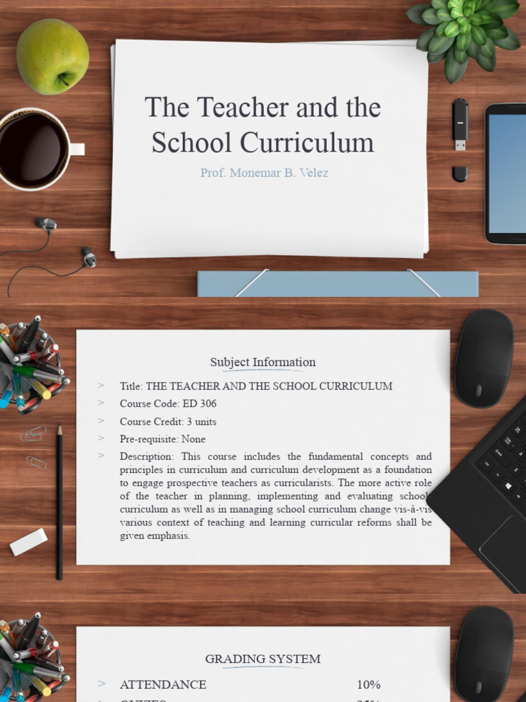 The Teacher and The School Curriculum | PDF | Curriculum | Educational ...
