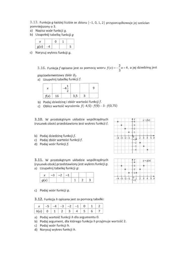 Funkcja Temat 1 | PDF