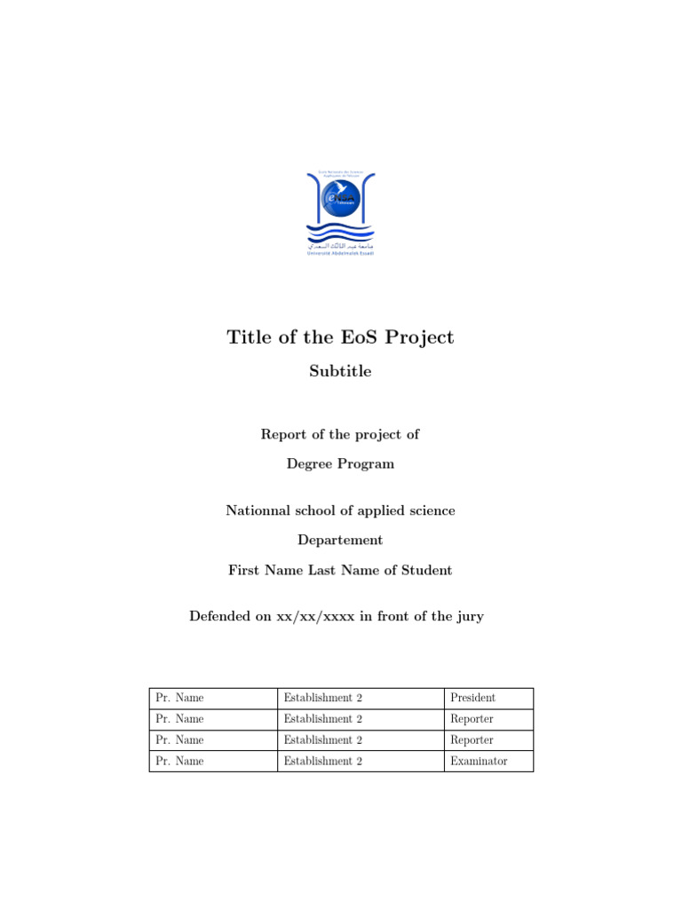 Pfe Ensate Template English | PDF