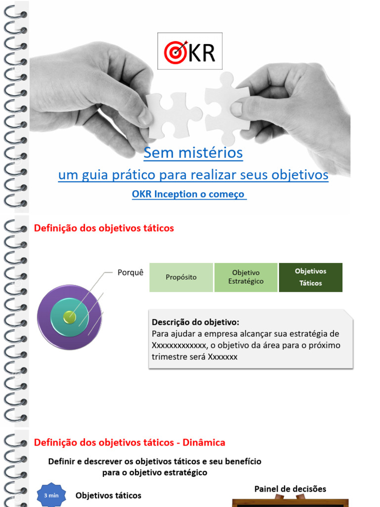 Guia Prático de OKRs e Objetivos Táticos | PDF | Business