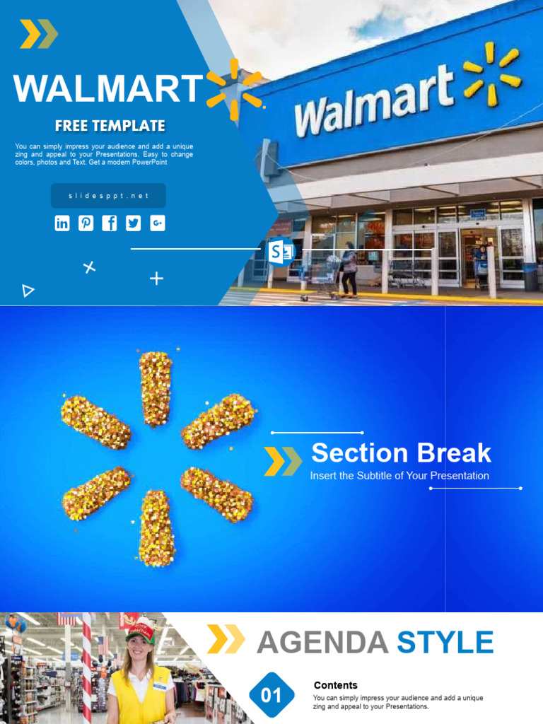 Walmart Template Slide | PDF