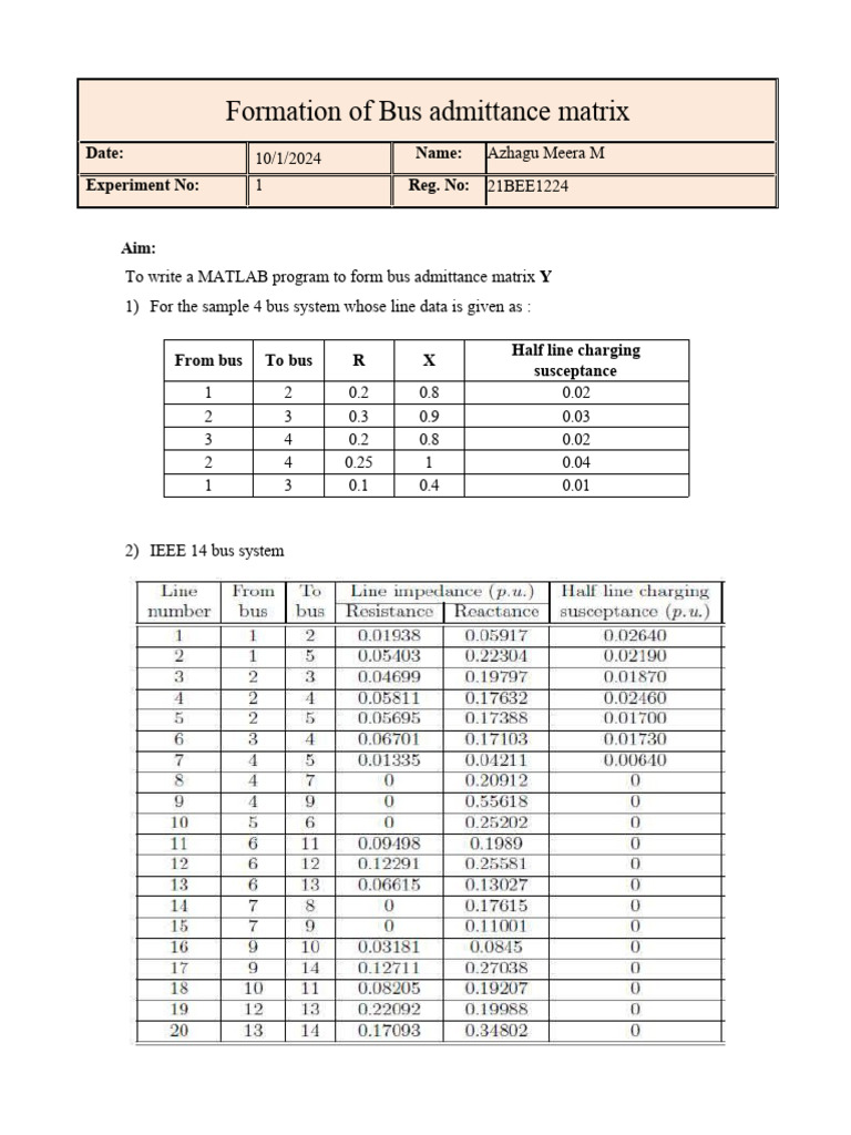 Exp 1 | PDF | Applied Mathematics | Electronics
