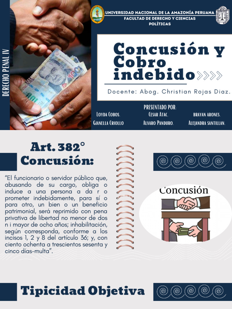 Concusión y Cobro Indebido | PDF