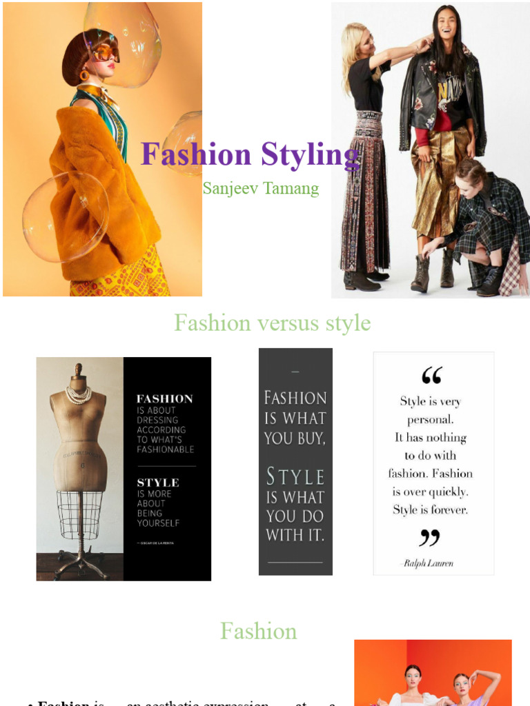 Fashion Styling by Sanjeev | PDF