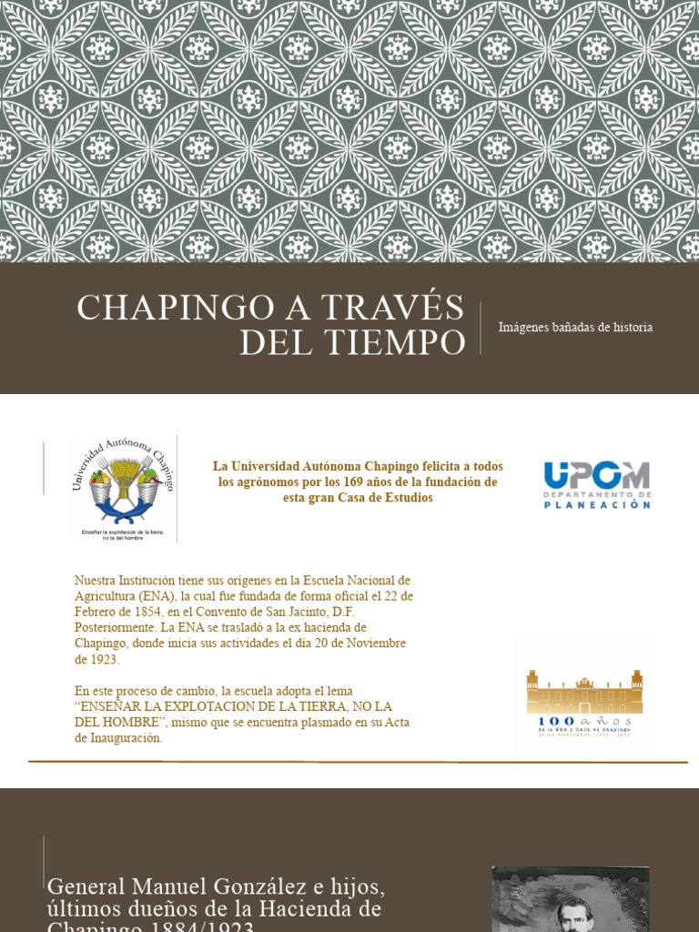 Chapingo A Través Del Tiempo | PDF