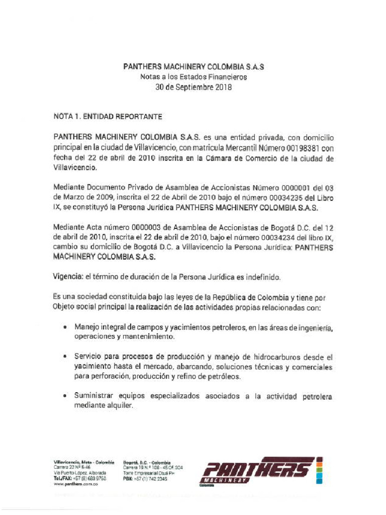 Notas Eeff Sep 2018 | PDF