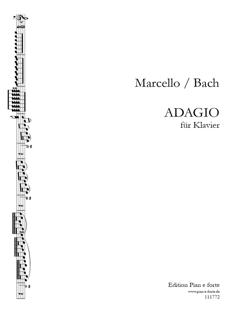 Adagio, Bach | PDF