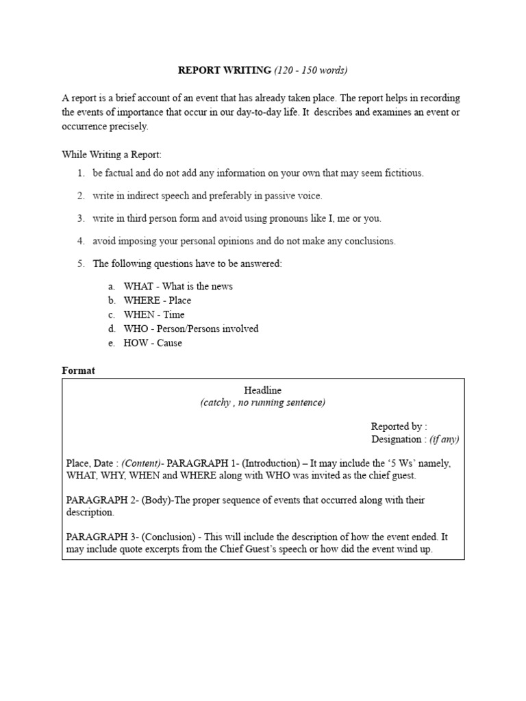 How to Write an Effective Report | PDF | Human Communication