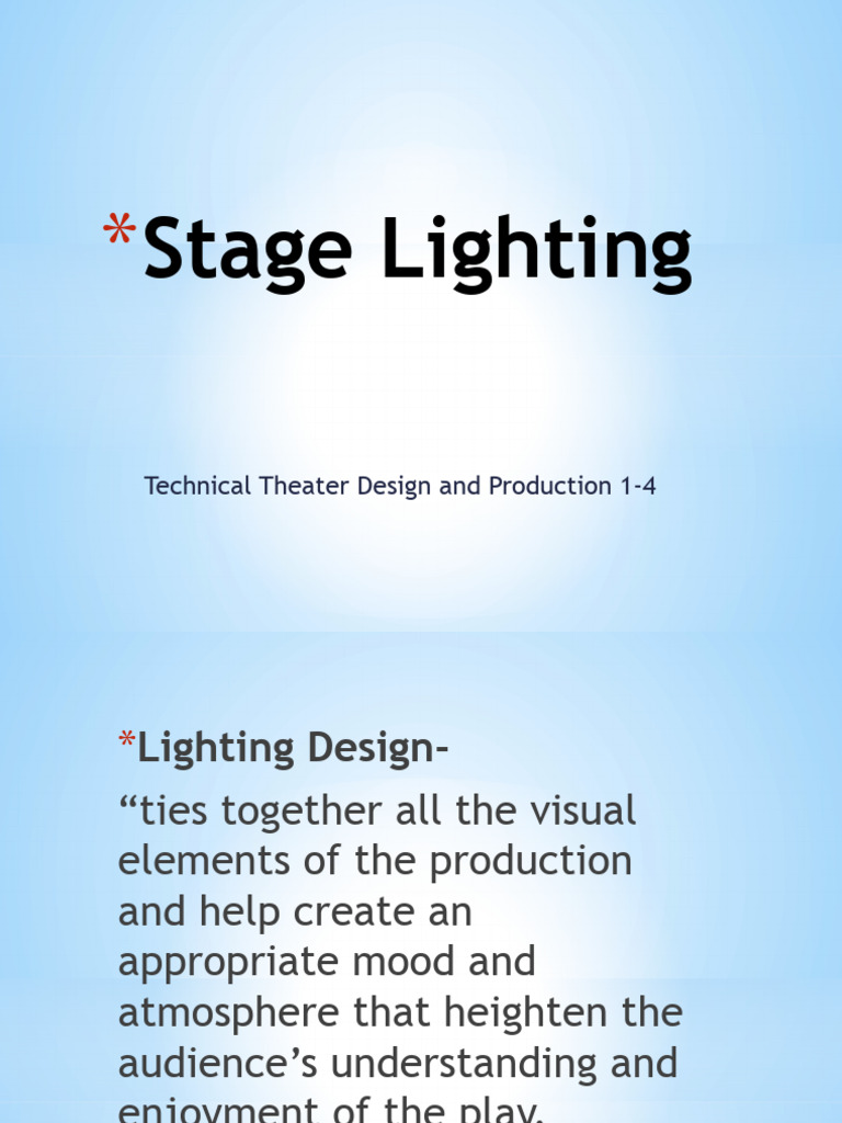Stage Lighting (3) | PDF | Light | Lighting