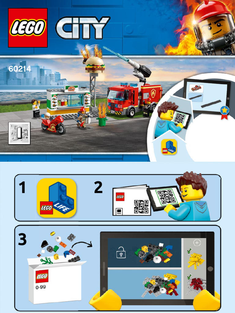 Lego Set 60214 City Burger Bar Fire Rescue | PDF