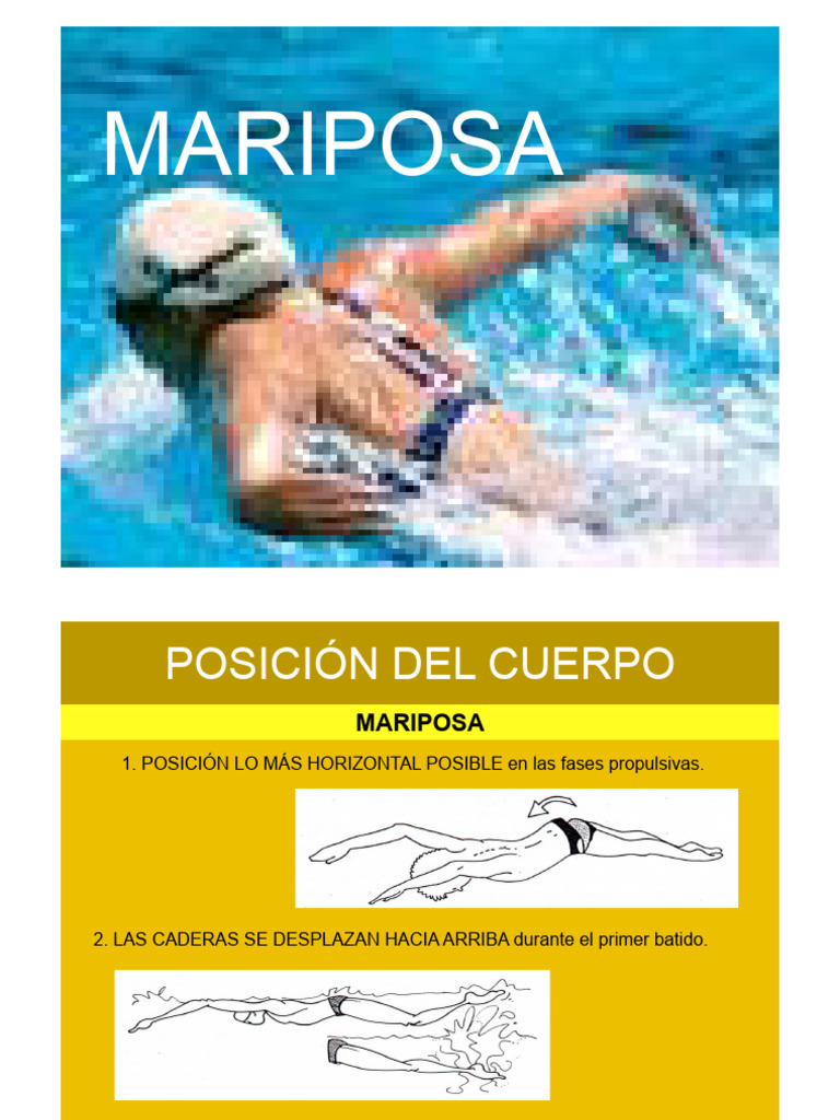 MARIPOSA | PDF | Nadando