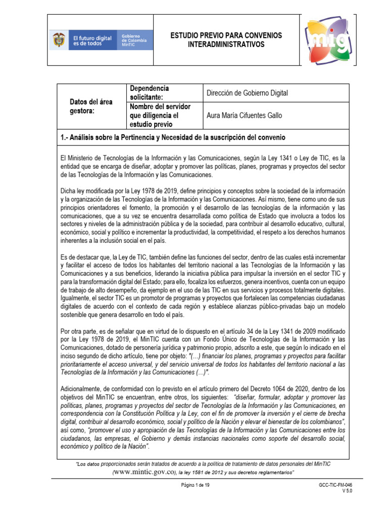 Min Tic Estudios Previos | PDF | Computadoras