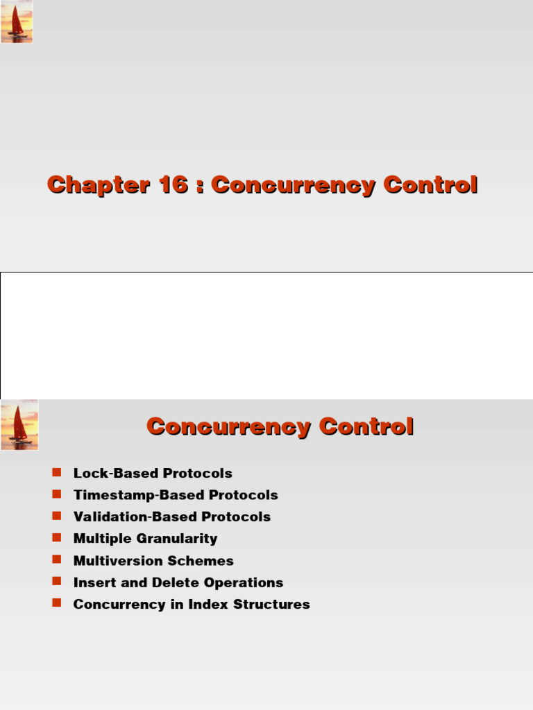 Concurrency Control | PDF | Database Index | Operating System Technology Concurrency Control | PDF | Database Index | Operating System Technology