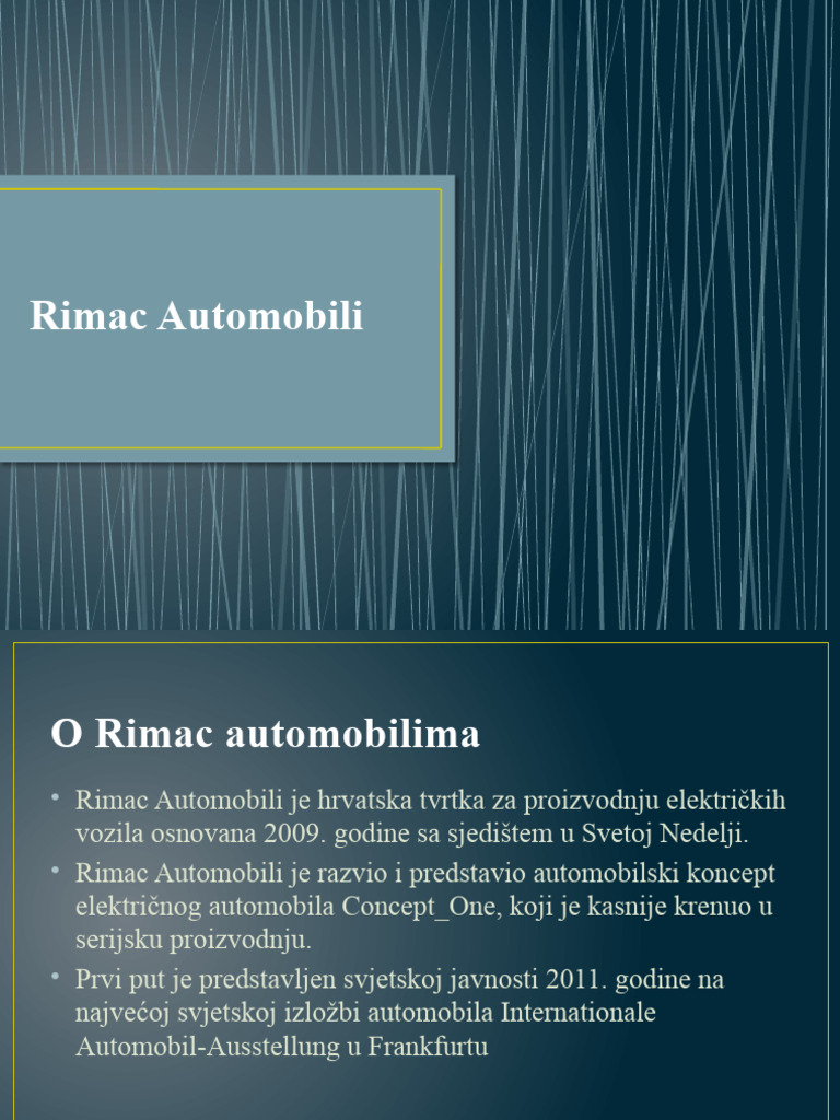 Rimac Automobili | PDF