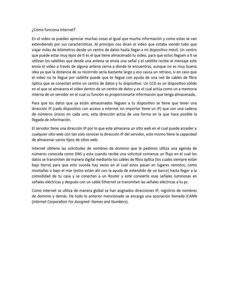 Cómo Funciona Internet | PDF