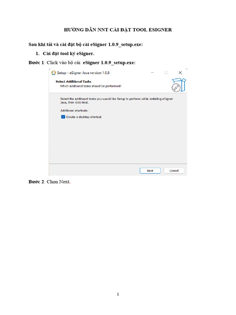 TL Hướng Dẫn CĐ - SD ESigner | PDF