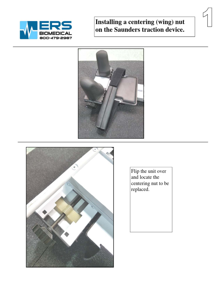 Saunders Centering Nut Installation | PDF