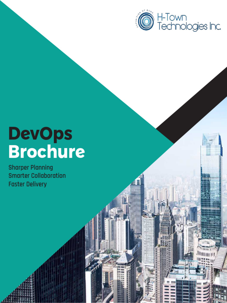 Devops Brochure - H-Town Technologies | PDF | Cloud Computing | Computer Engineering