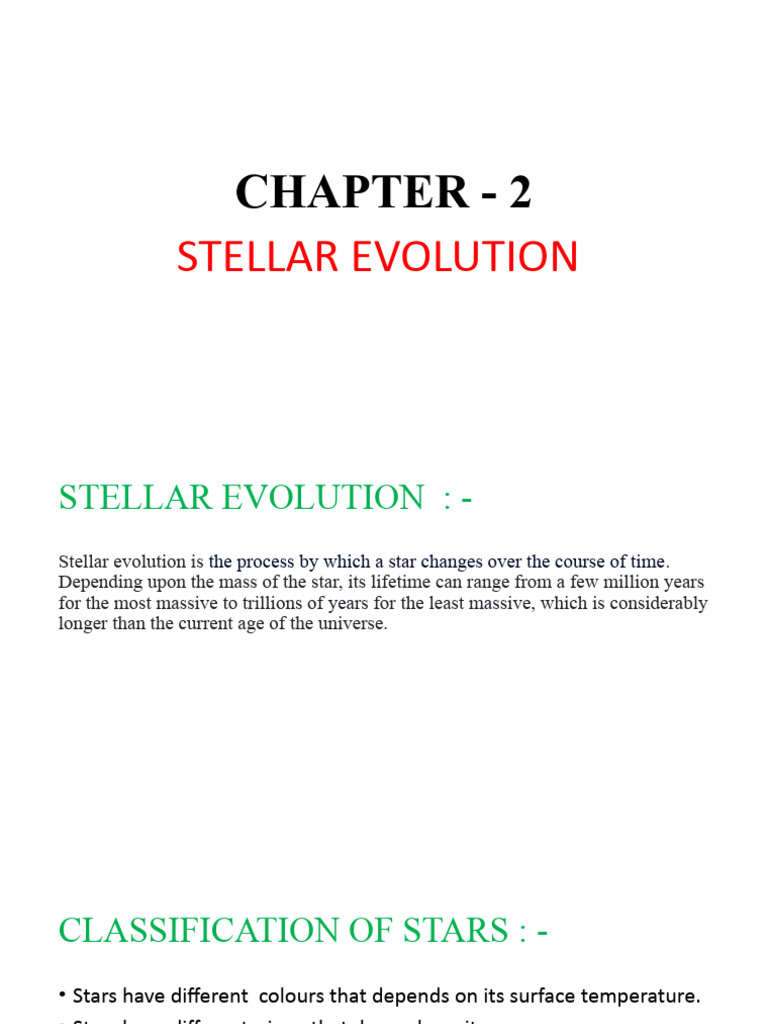 Steller Evolution | PDF | Stars | Nuclear Fusion