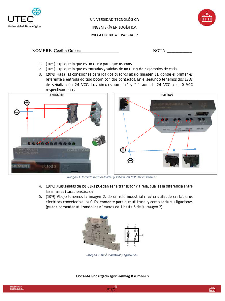 Introducción al CLP y sus aplicaciones | PDF | Relé | Sensor