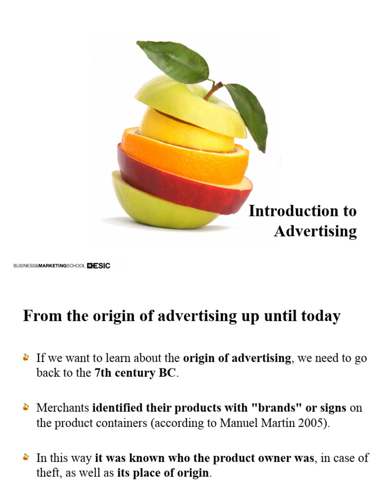 Introduction To Advertising - AGQ - v6 | PDF | Advertising | Mass Media