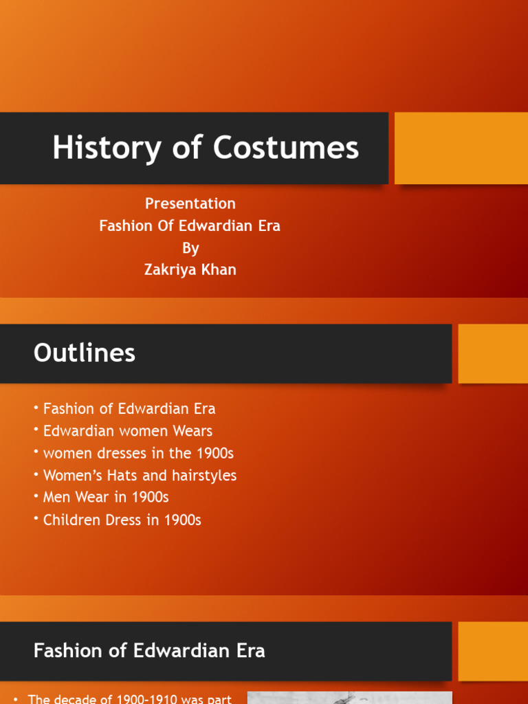 Edwardian Era Fashion Overview | PDF | Travel | Art