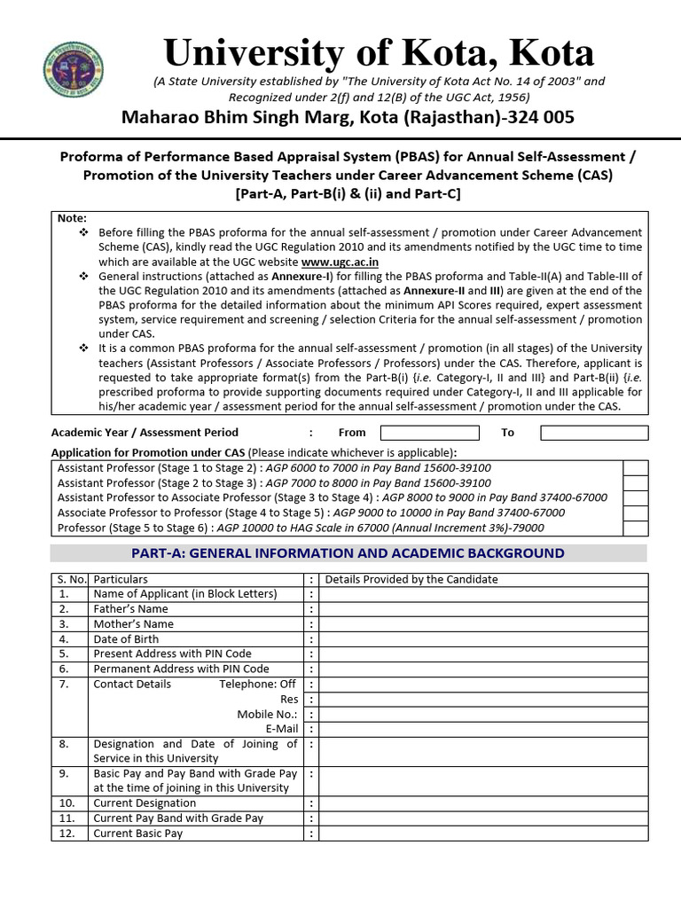 UOK-PBAS Proforma | PDF | Thesis | Doctor Of Philosophy